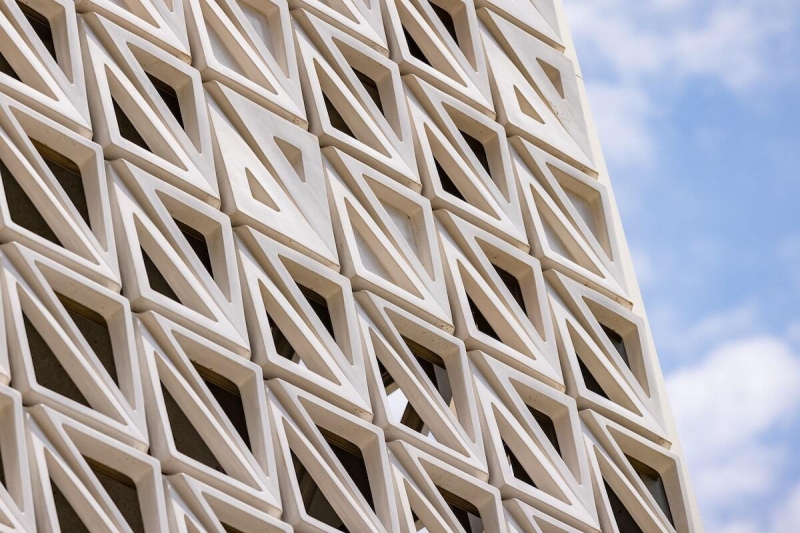 Tempio ventilated ceramic façade at Brighton University’s new business ...