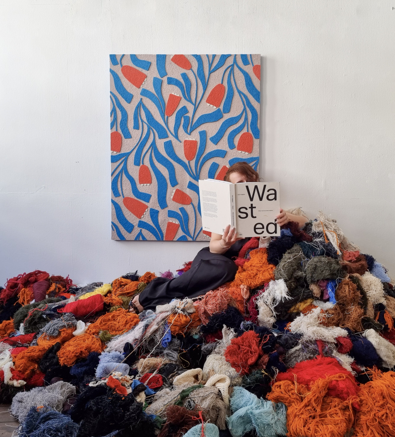 Meet the maker: Closed-loop textile artist, Sandra Junele. | Material ...