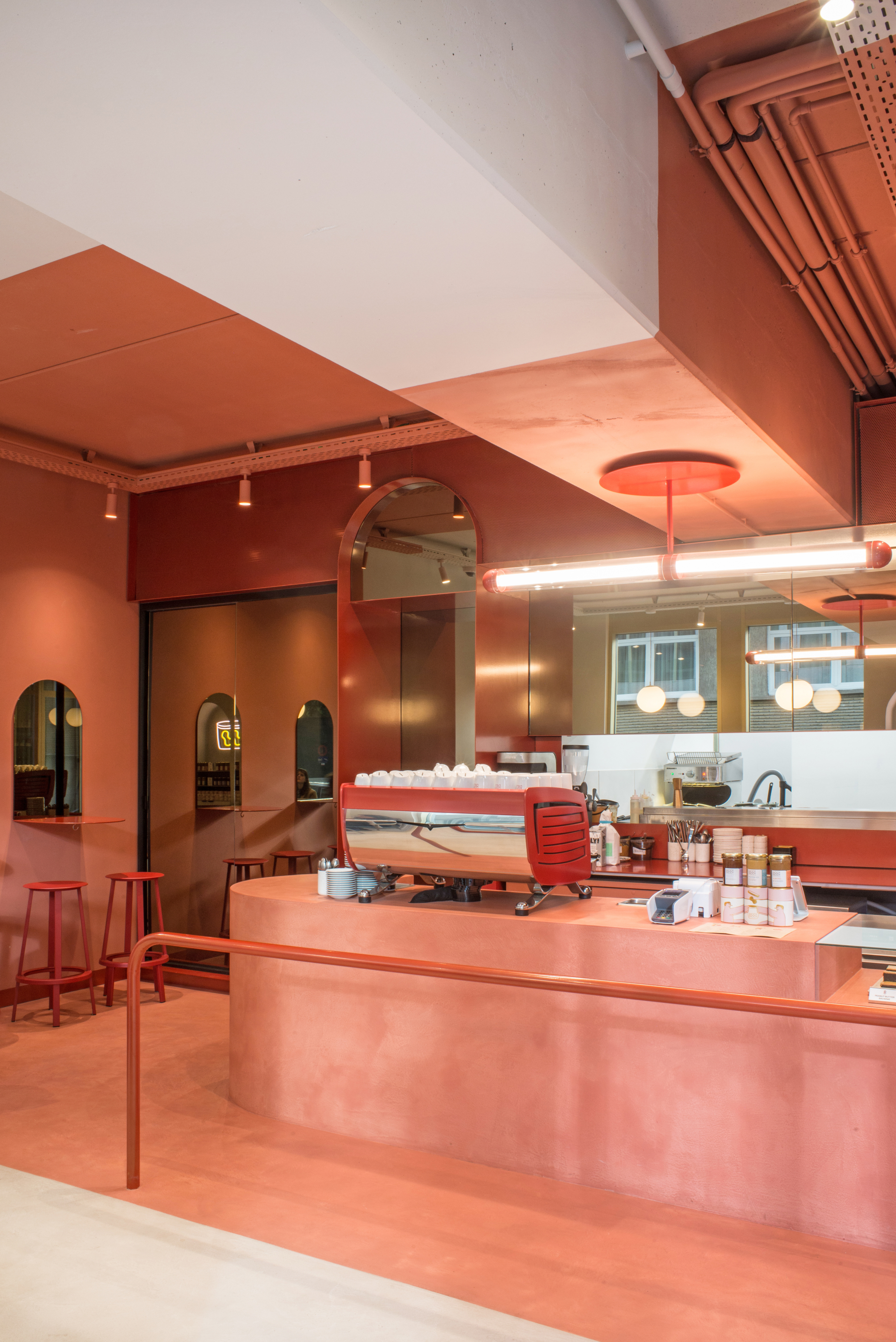 The materialisation of the interior of Buddy Buddy plays a key role in ...